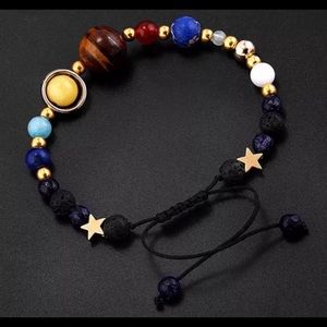 Jewelry | Universe Planets Bead Bangles Natural Solar System | Poshmark